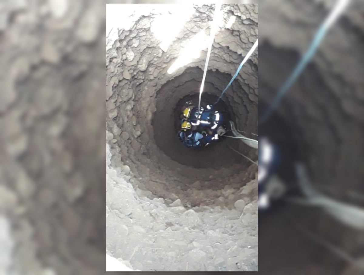 Hombre quedó atrapado en pozo de 12 metros mientras realizaba trabajos ...