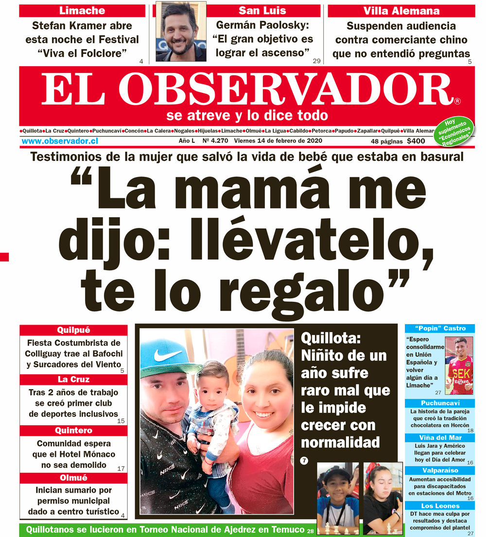 PORTADA-CENTRO-140220 | El Observador