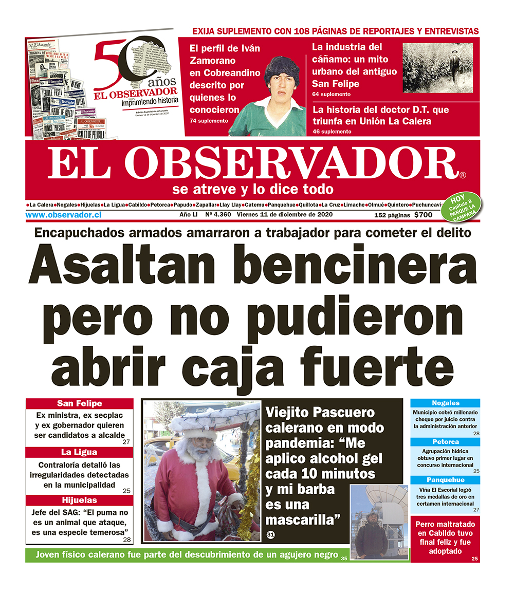 Edición especial de los 50 años de “El Observador” trae 152 páginas con ...