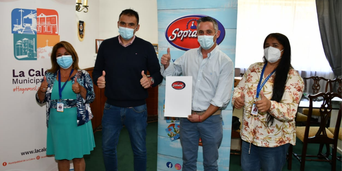 Municipio de La Calera y Sopraval firman convenio para alimentación de ... Municipio de La Calera y Sopraval firman convenio para alimentación de ...