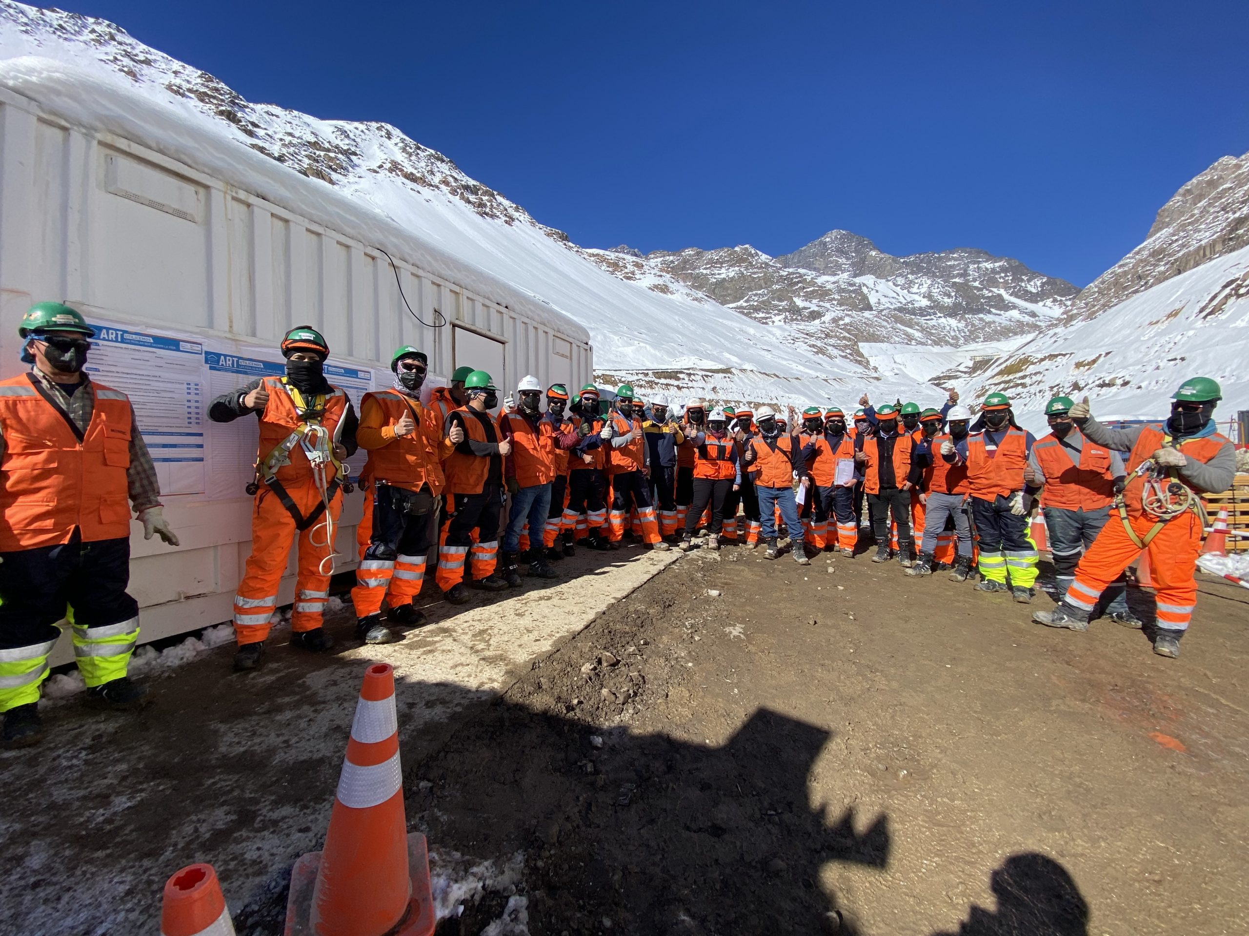 Contratan a más de 200 personas de la zona en obras de Codelco Andina