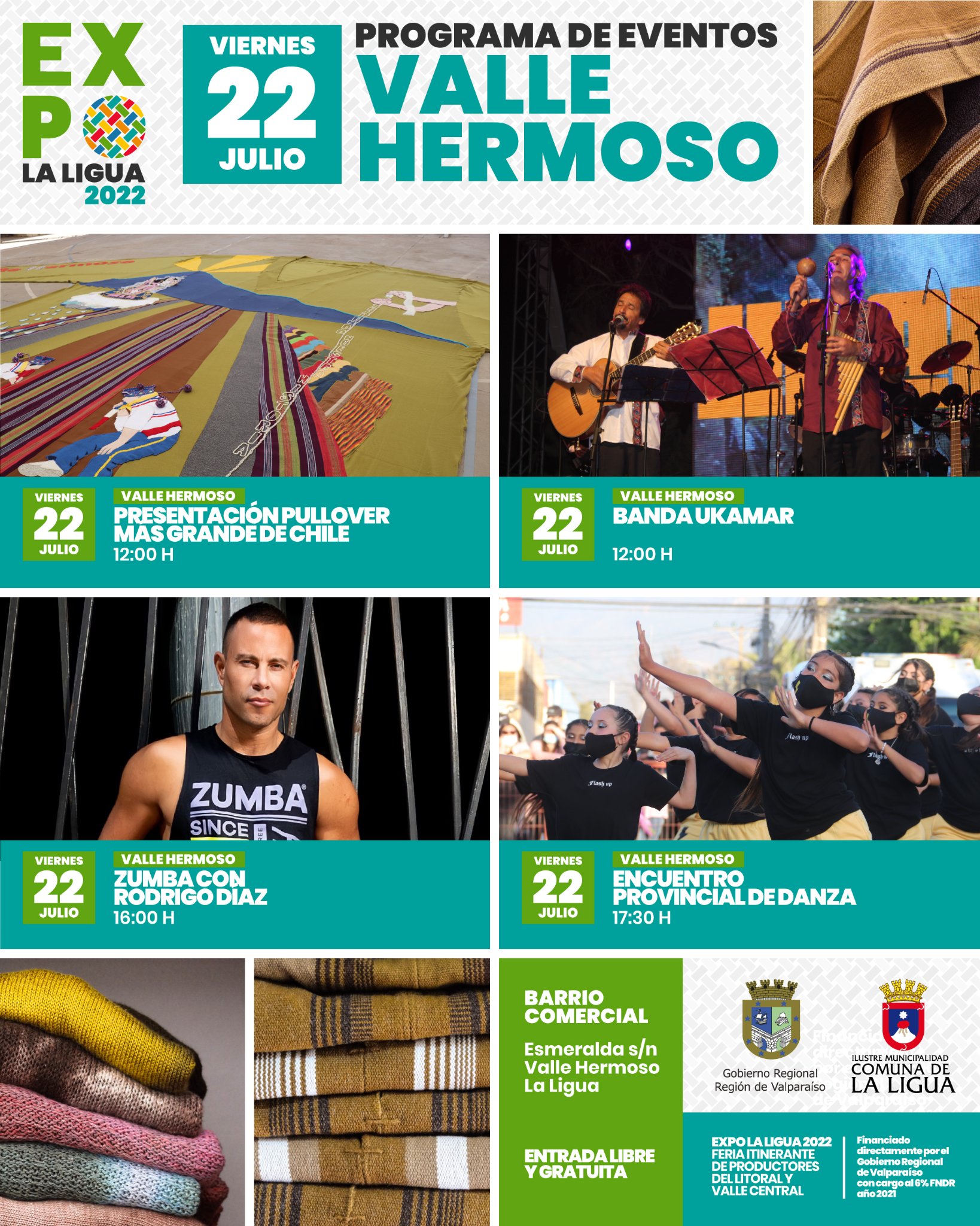 expo la feria 2022 programación viernes 22 de julio | El Observador expo la feria 2022 programación viernes 22 de julio | El Observador