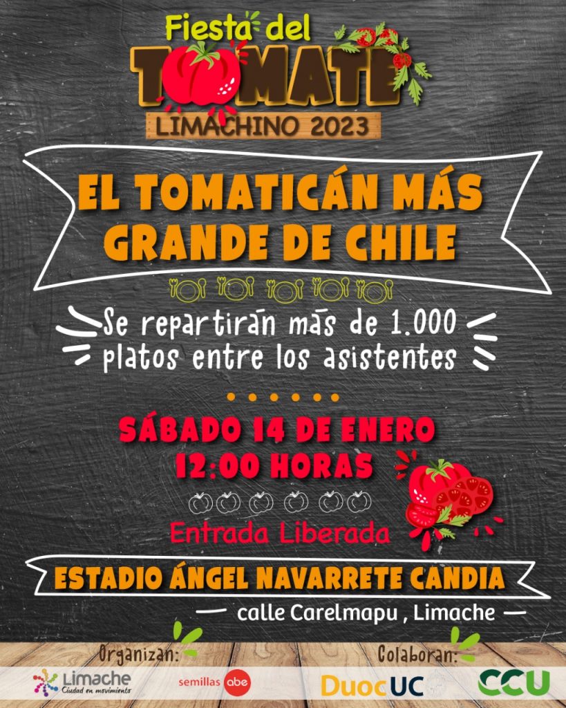 La Fiesta del Tomate vuelve a Limache en enero de 2023