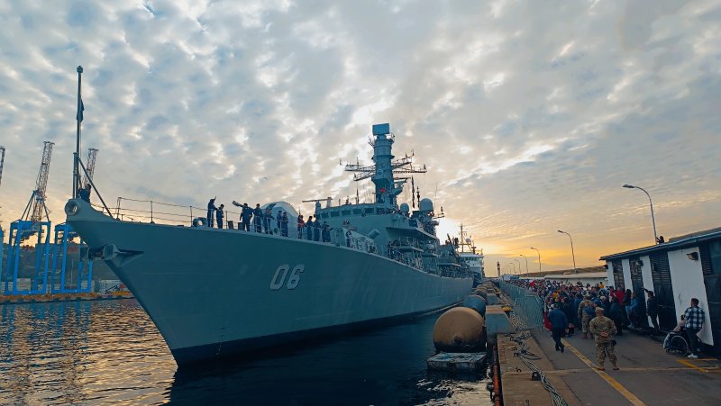 Fragata Condell participa del ejercicio más grande del mundo