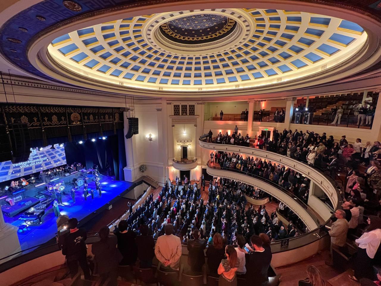 Los atractivos panoramas invernales del Teatro Municipal de Viña del Mar