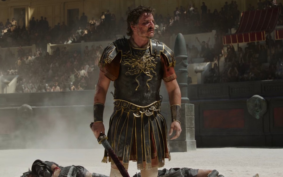 Pedro Pascal es furor protagonizando tráiler de “Gladiador 2”