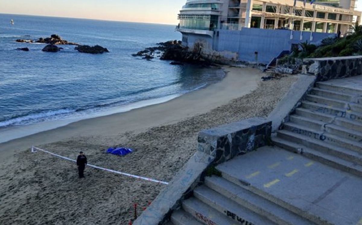 Encuentran cuerpo de mujer en Caleta Abarca en Viña del Mar