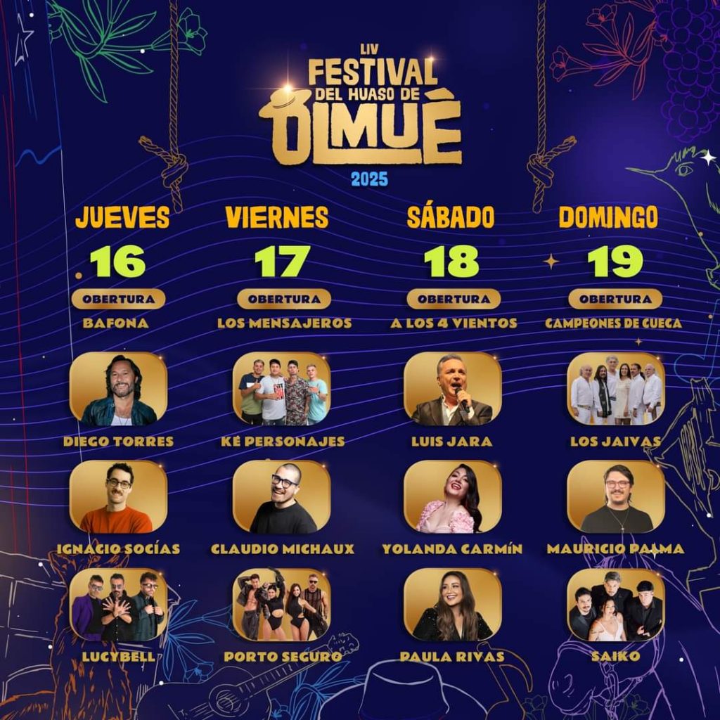 Festival Olmué 2025: artistas, entradas y programación