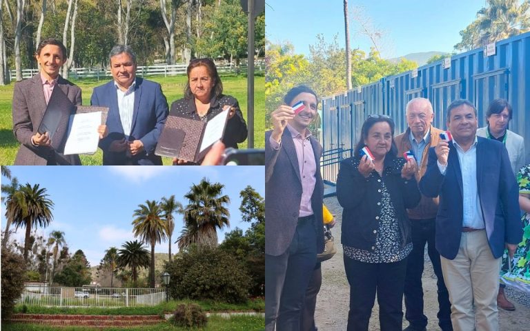 Firman importante convenio para recuperar el Parque El Edén